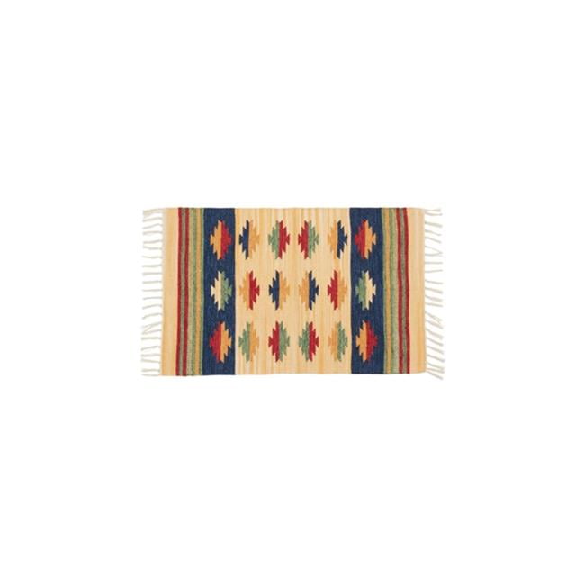 SARO Lifestyle RU141.M23B 2 x 3 ft. Southwestern Oblong Rug, Multi ...