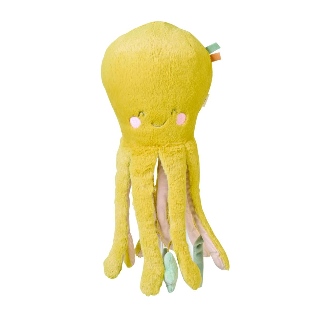 SARO Ocean Life Giant Plush Activity Toy - Mustard Yellow: Sensory ...