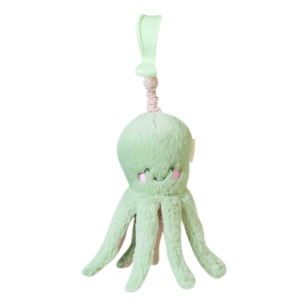 SARO Sensory Ocean Life Rattle Plush Toy - Hunter Mint: Baby Pram Toy ...