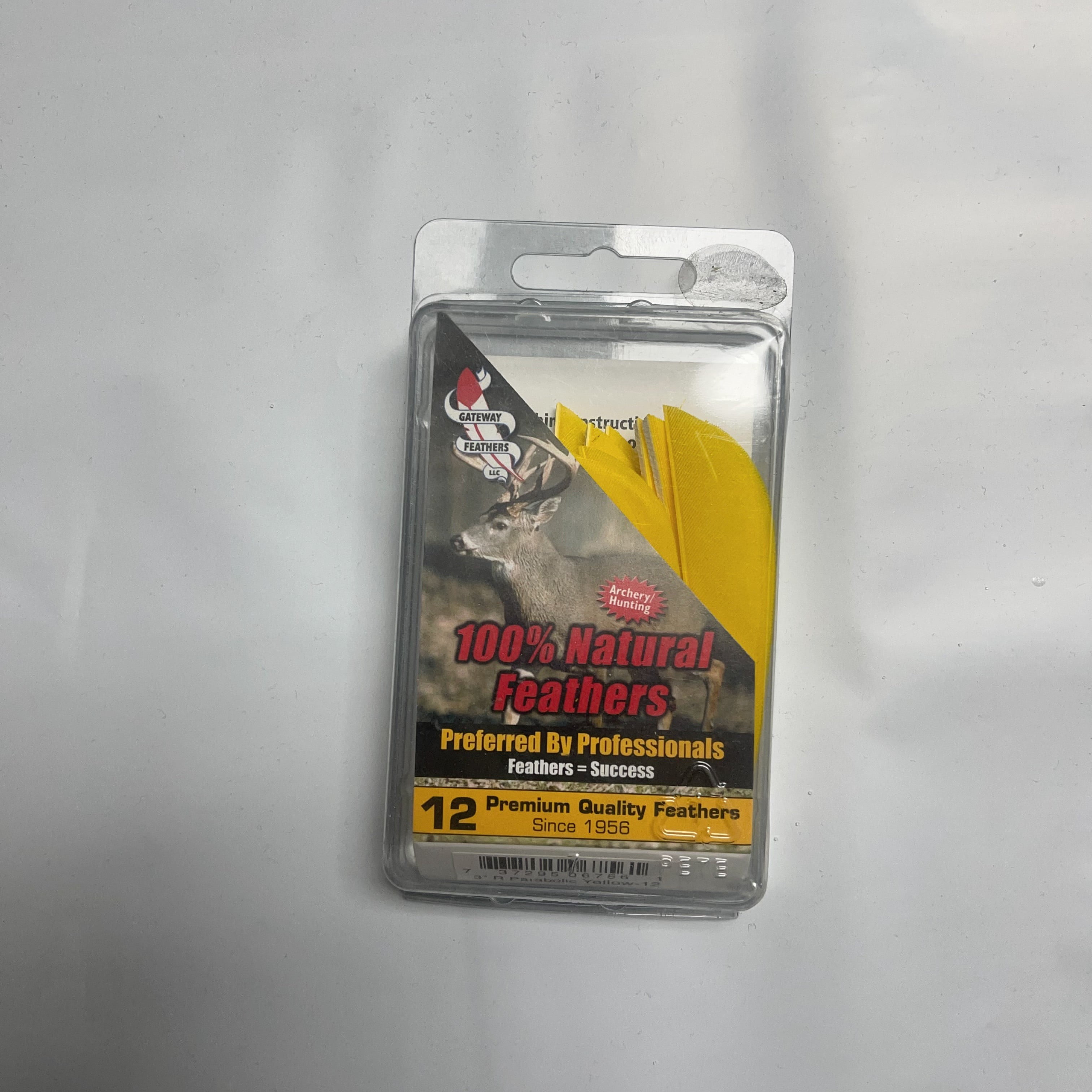 SAS 3" Parabolic RW Feathers Solid Color Arrow Fletching - 1DZ - Made ...