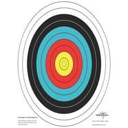 SAS 5-Spot Paper Target 18 in / 45 cm Archery Range Target Face ...