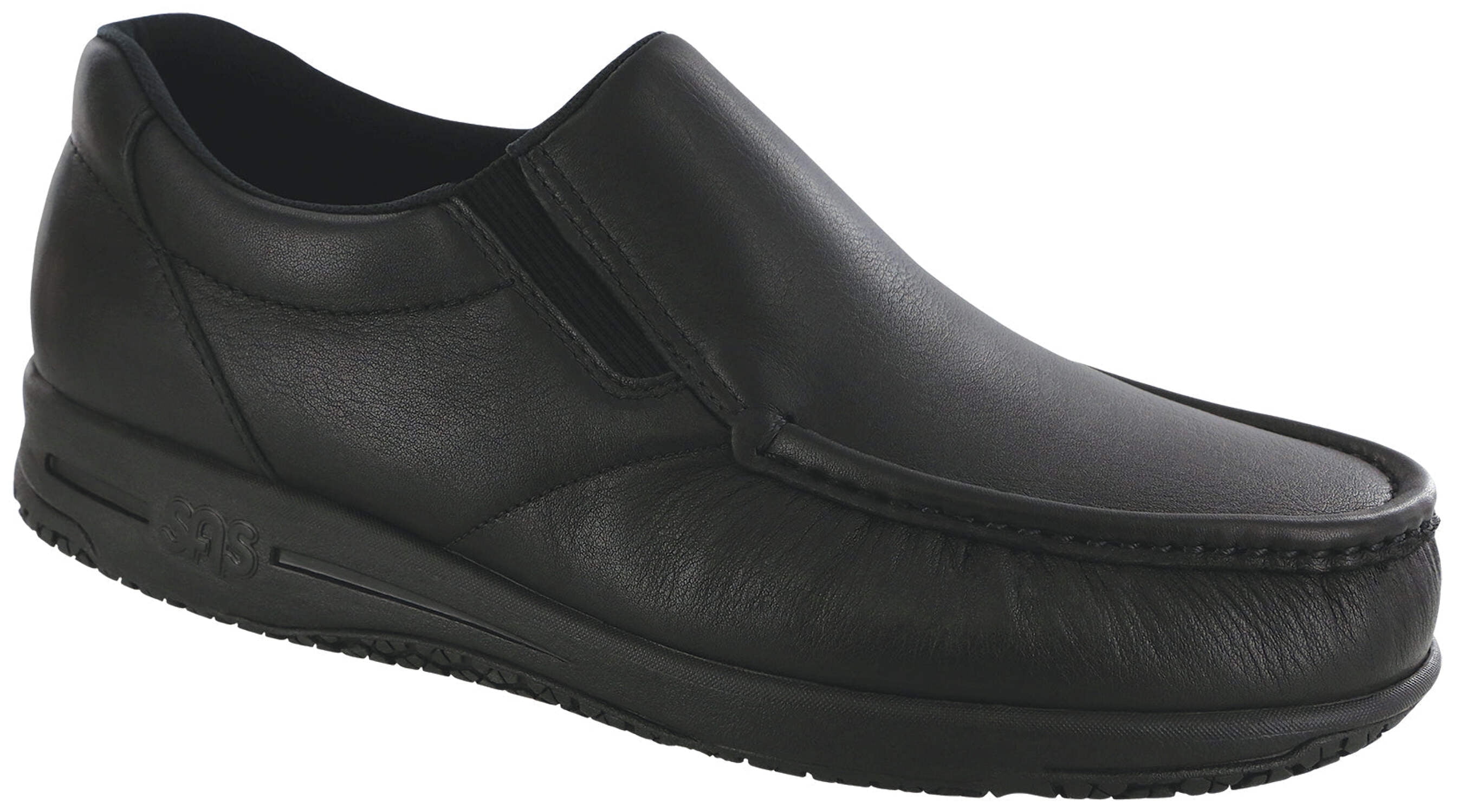 SAS Mens Navigator Slip Resistant Slip On - Walmart.com