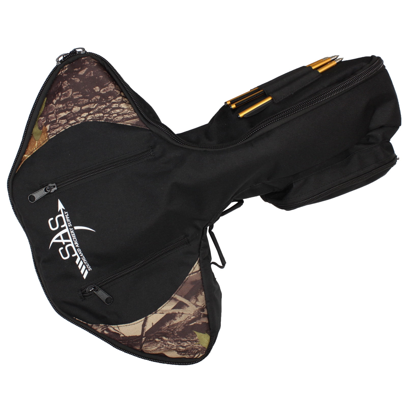 SAS Mini Crossbow Bag with Should Strap Arrow Holder Camo Black ...