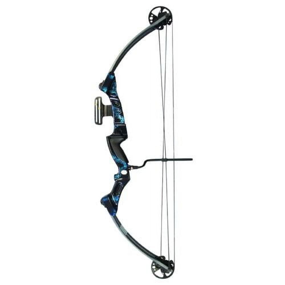 SAS Primal 35-50 lbs Target Compound Bow 40 1/2 ATA with Red Riser and ...