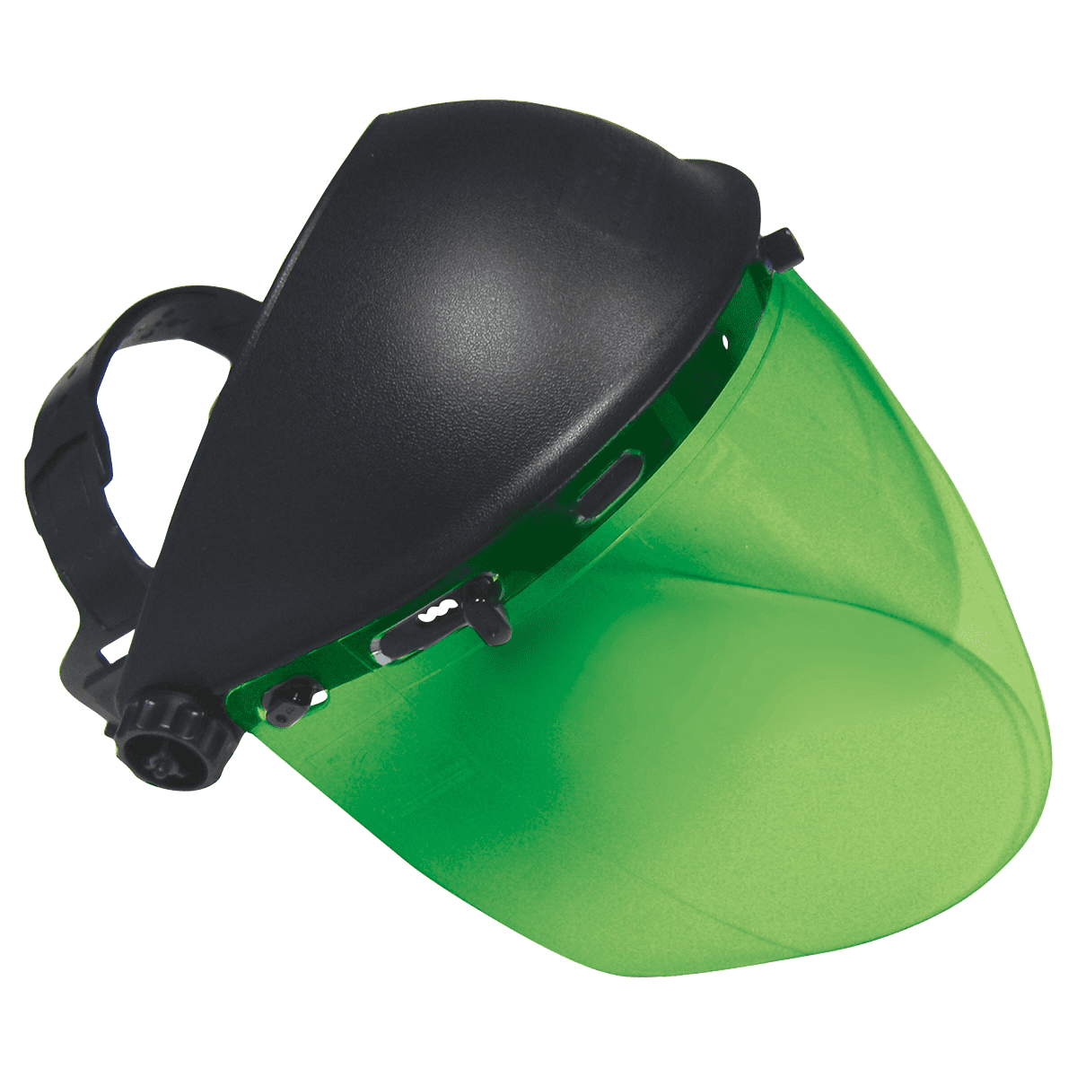 SAS Safety 5147 Impact-Resistant Deluxe Green Face Shield - Walmart.com