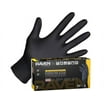SAS Safety Raven Powder-Free Black Nitrile 6 Mil Gloves, Large, 10 Pack ...
