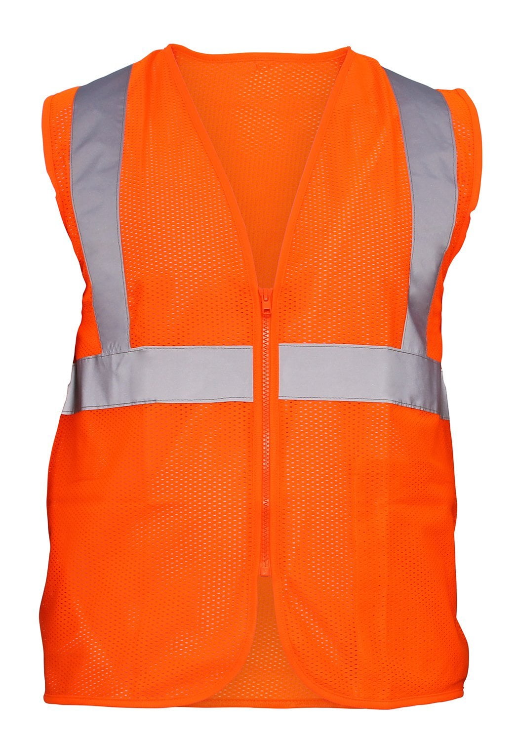 SAS Safety 692-1109 Flame Retardant Vest, Class 2 Orange with 2 ...