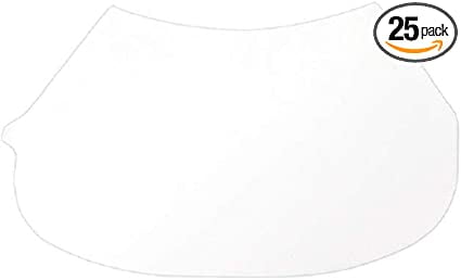 SAS Safety 7600-95 Peel-Away Lens Cover for Opti-Fit Respirator, 25 Per ...
