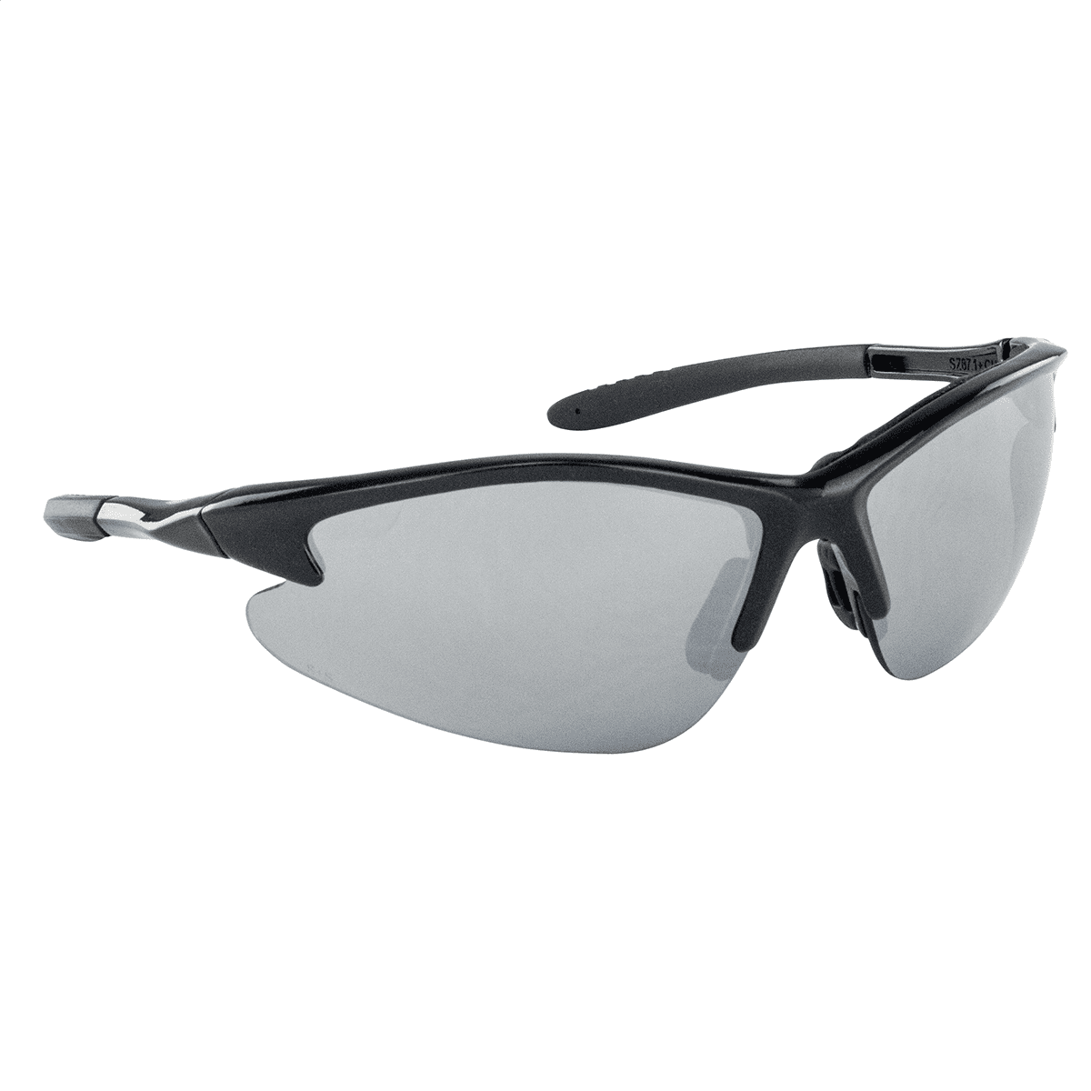 SAS Safety DB2 Safe Glasses w/ Black Frame and Mirror Lens in Polybag ...
