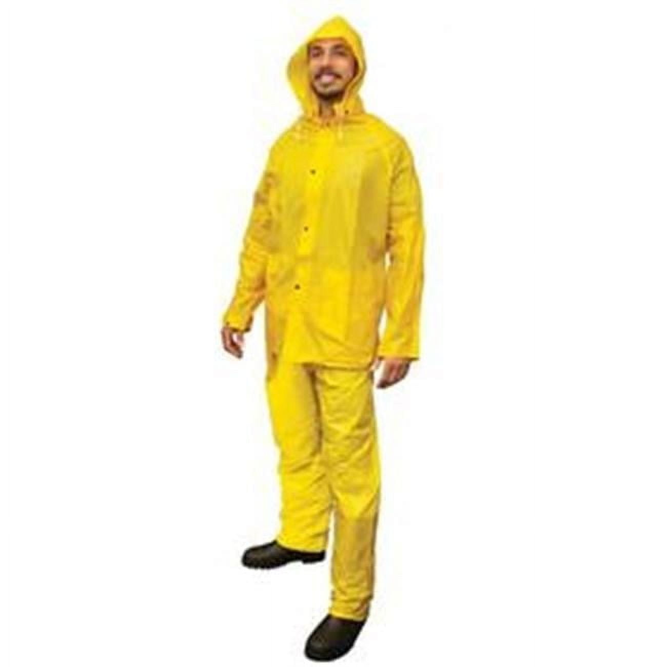 SAS Safety Rain Suit 2 x l 8 Piece Pvc-Polyester - Walmart.com