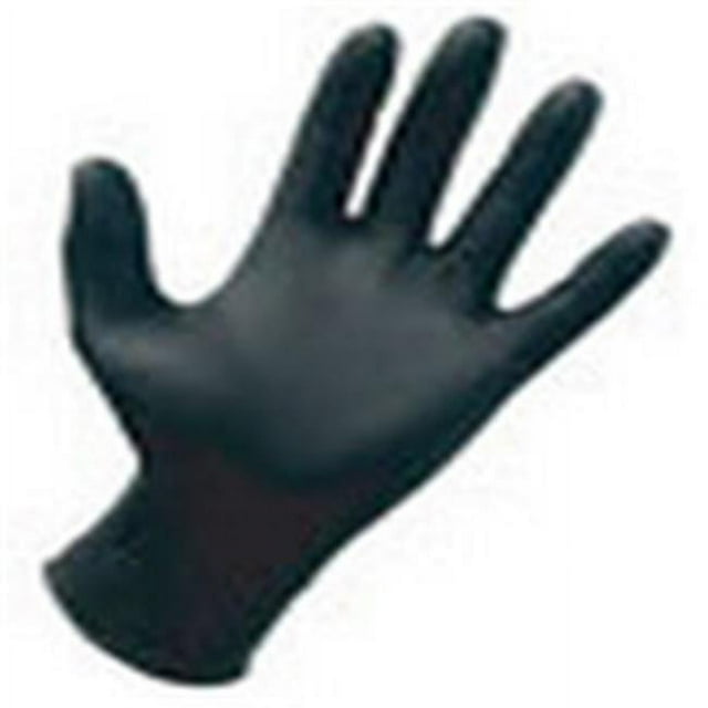 SAS Safety SAS-66541 Professional Black Nitrile Gloves - Small ...
