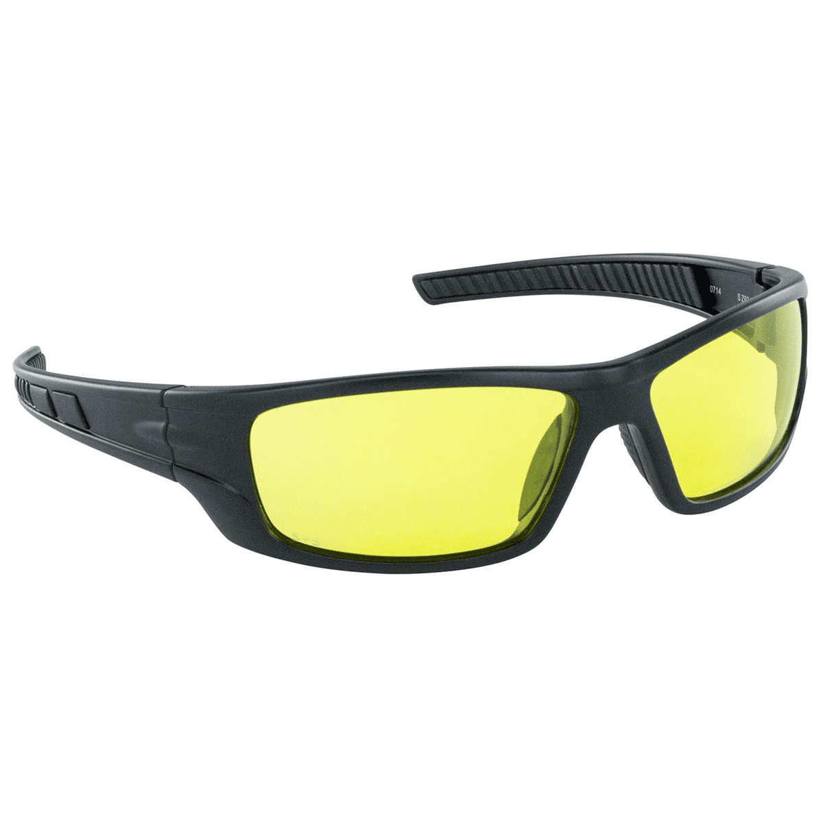 SAS Safety VX9 Safety Glasses w/ BLACK FRAME / YELLOW LENS (POLYBAG ...