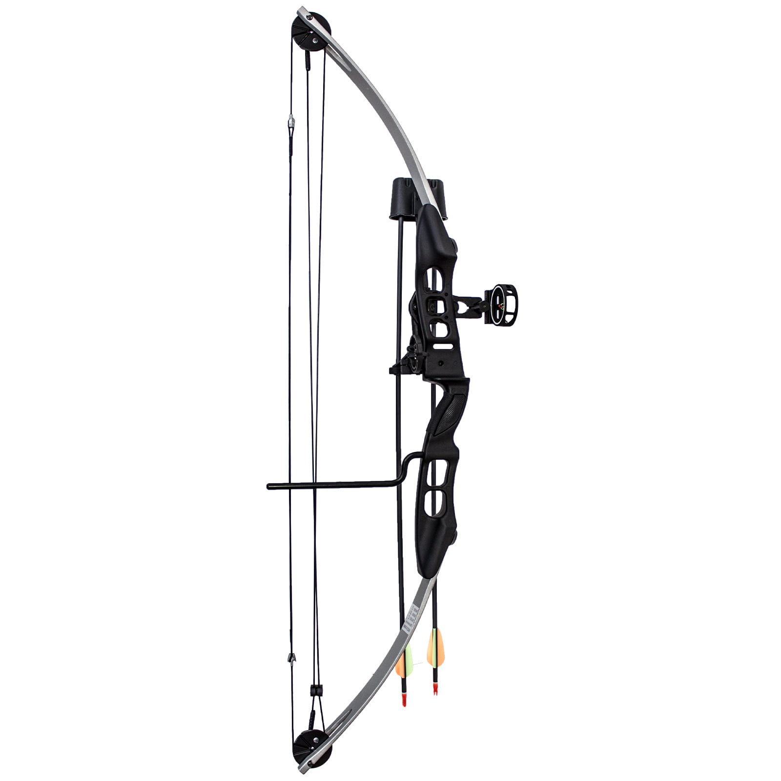 SAS Sergeant 55 Lb 29'' Compound Bow Package with 3-Pin Sight, Arrow ...