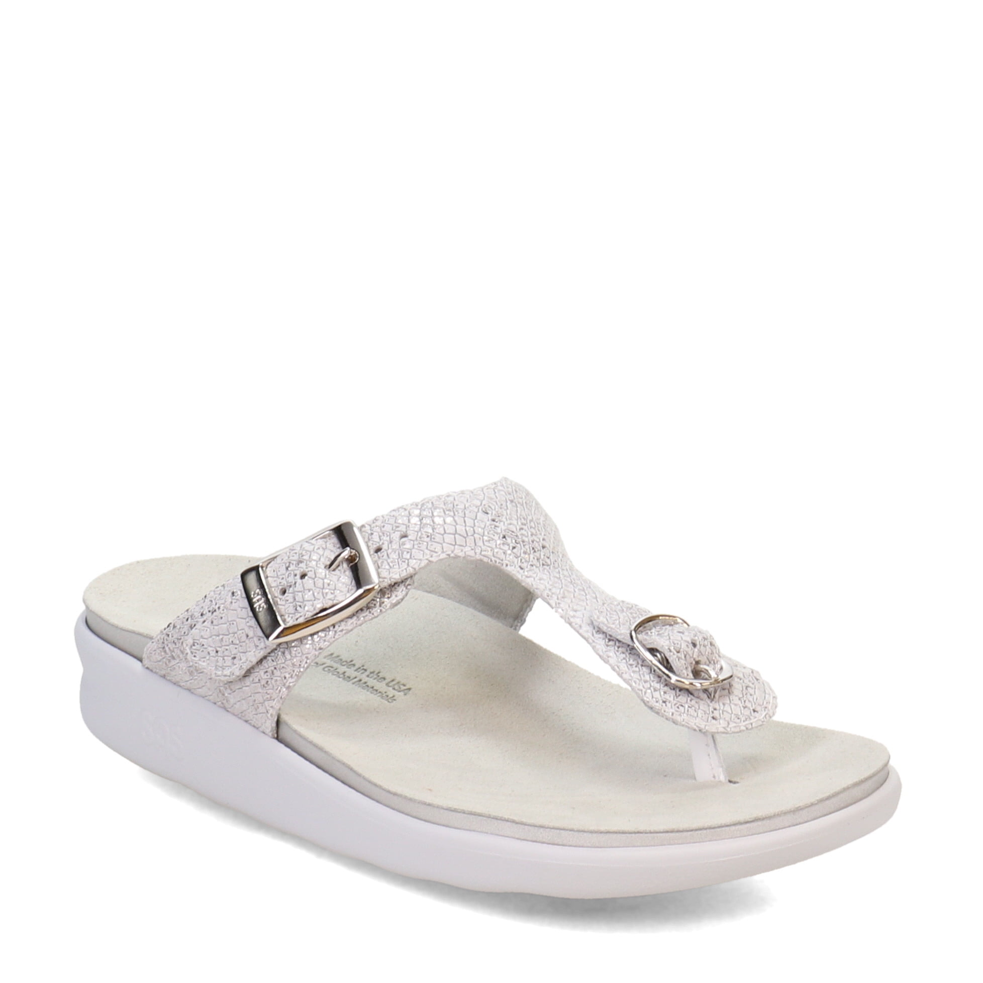 SAS Women's, Sanibel Thong Sandal Plata 7 M - Walmart.com