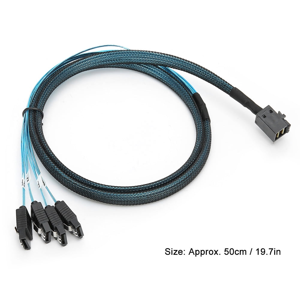 SAS1 to 4-SATA Data Transmission Line H0107 for Server 8643, Supports 4 ...