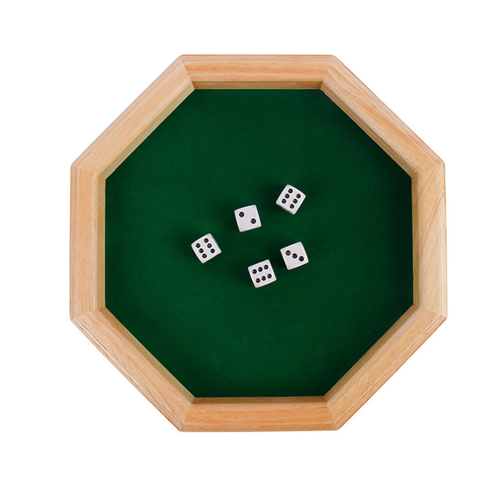 SASABAXI 1 Set Bar Dice Game Toys Octagonal Shape for Parties and Bars ...