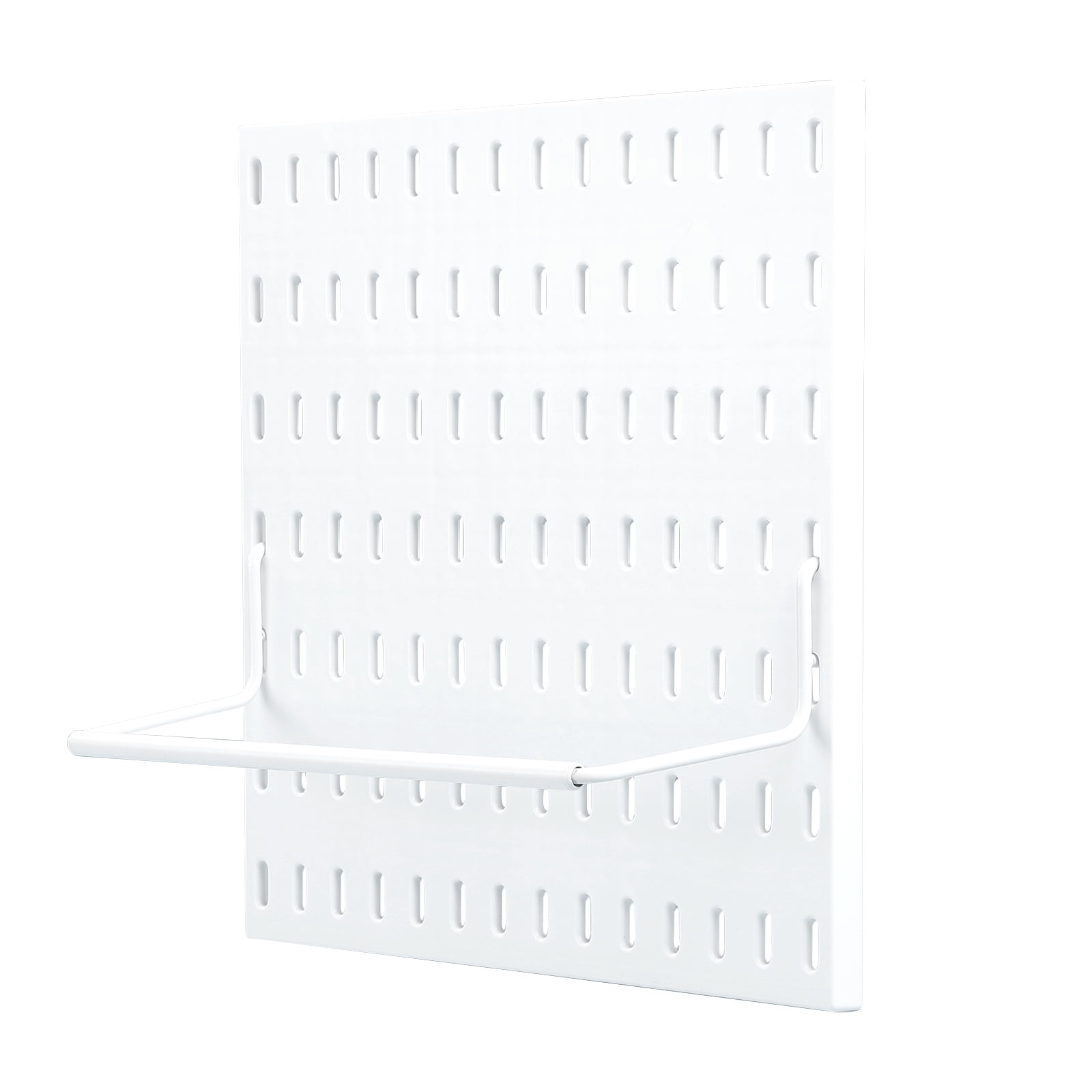 SASABAXI 1 Set White Plastic Pegboard Storage Rack for Home Hole Board ...