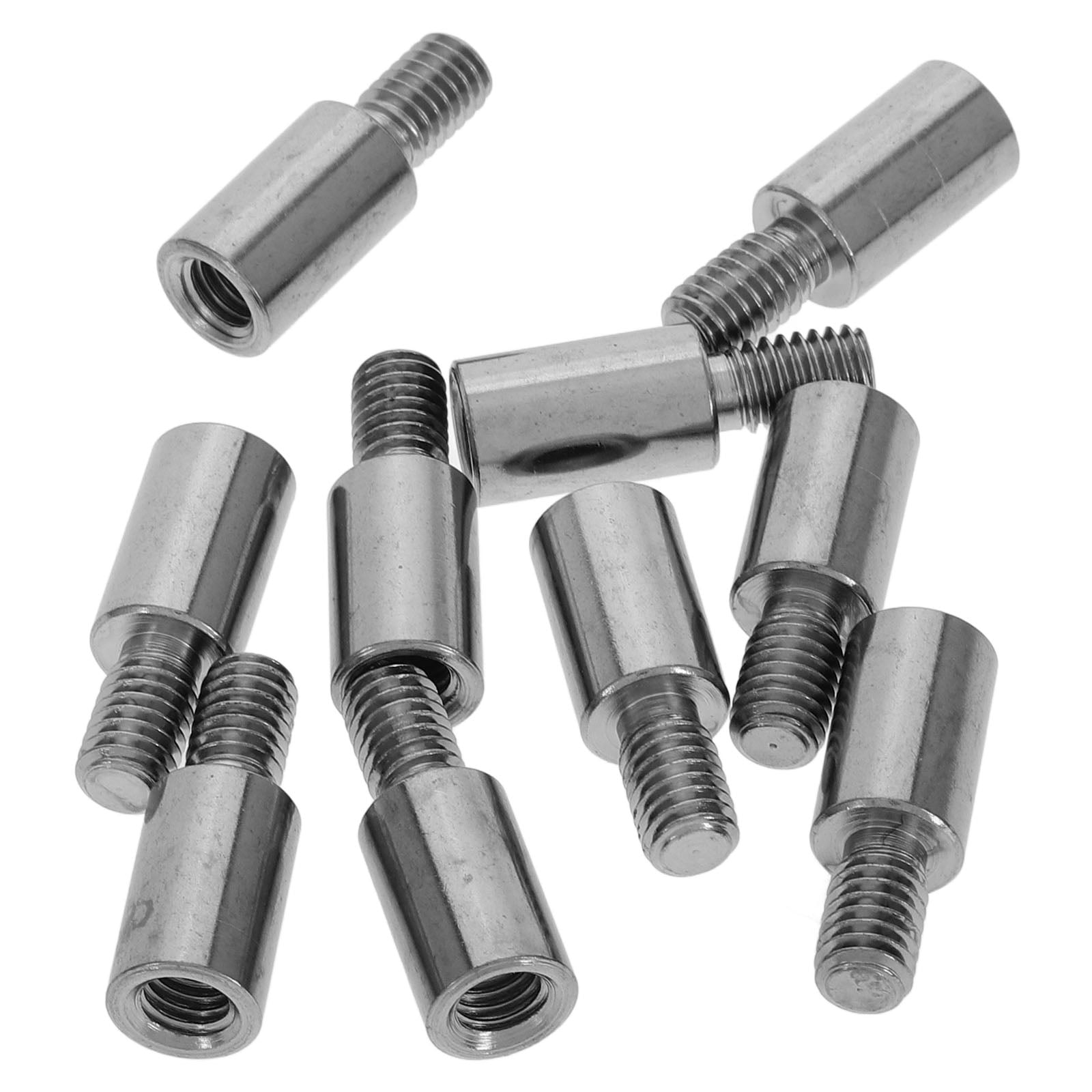 SASABAXI 10Pcs Joystick Handle Extension Kit Iron Silver Plated For ...