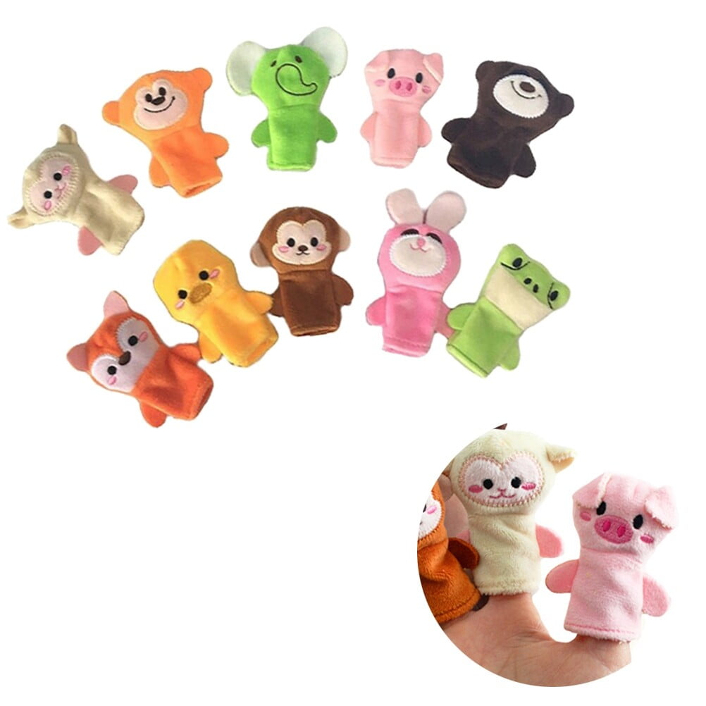 SASABAXI 10Set PP Cotton Mini Hand Finger Puppet Kit for Children Story ...