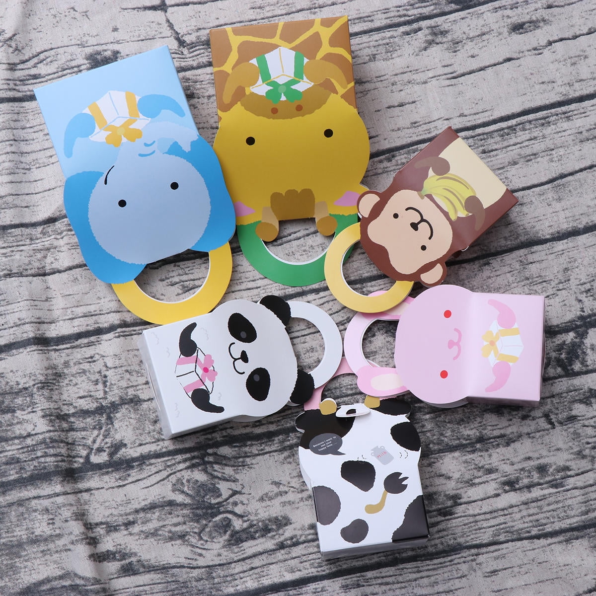 SASABAXI 12Pcs Candy Goody Boxes Assorted Color Paper Packaging Box For ...