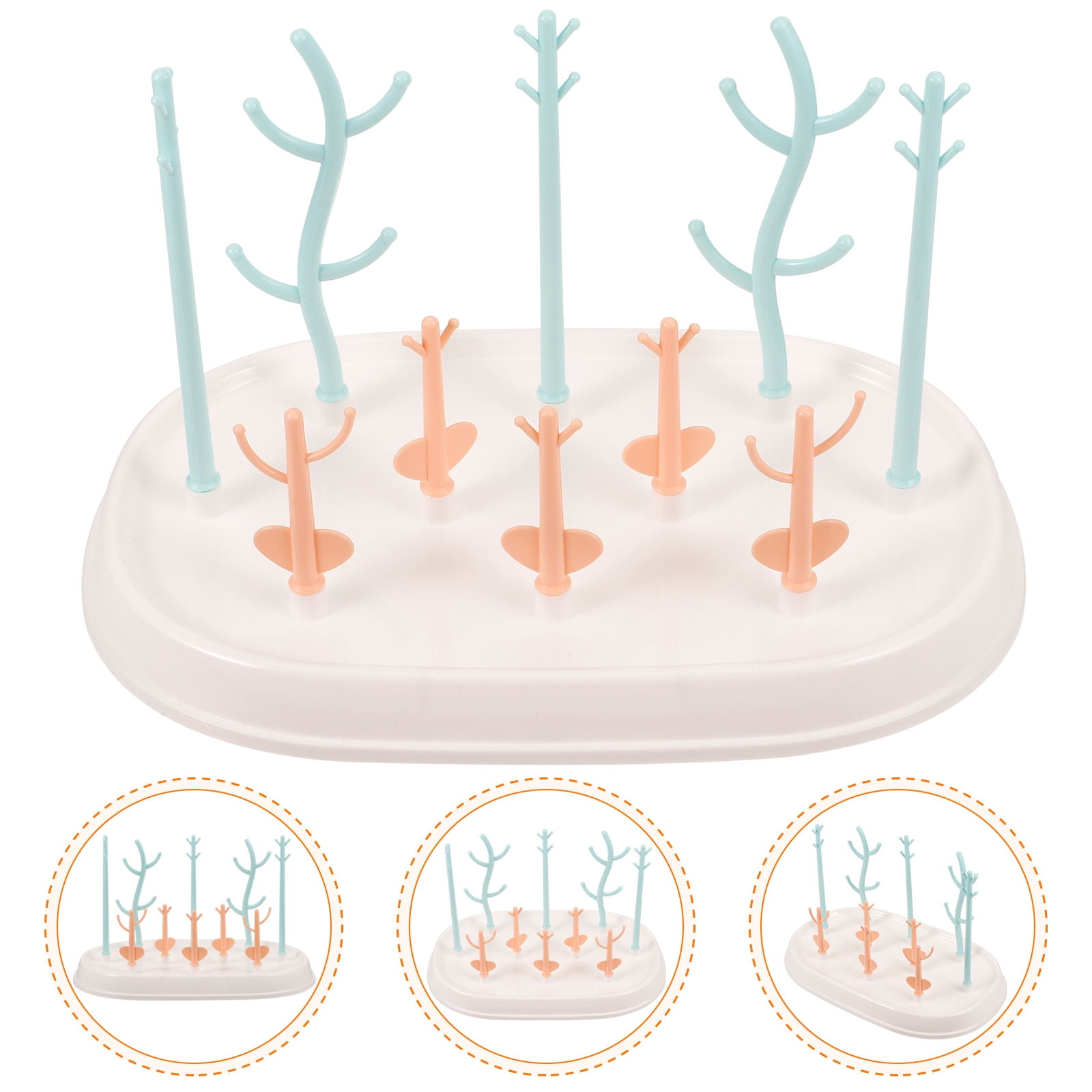 SASABAXI 1Pack Baby Bottle Dryer Rack Assorted Color Suitable For ...