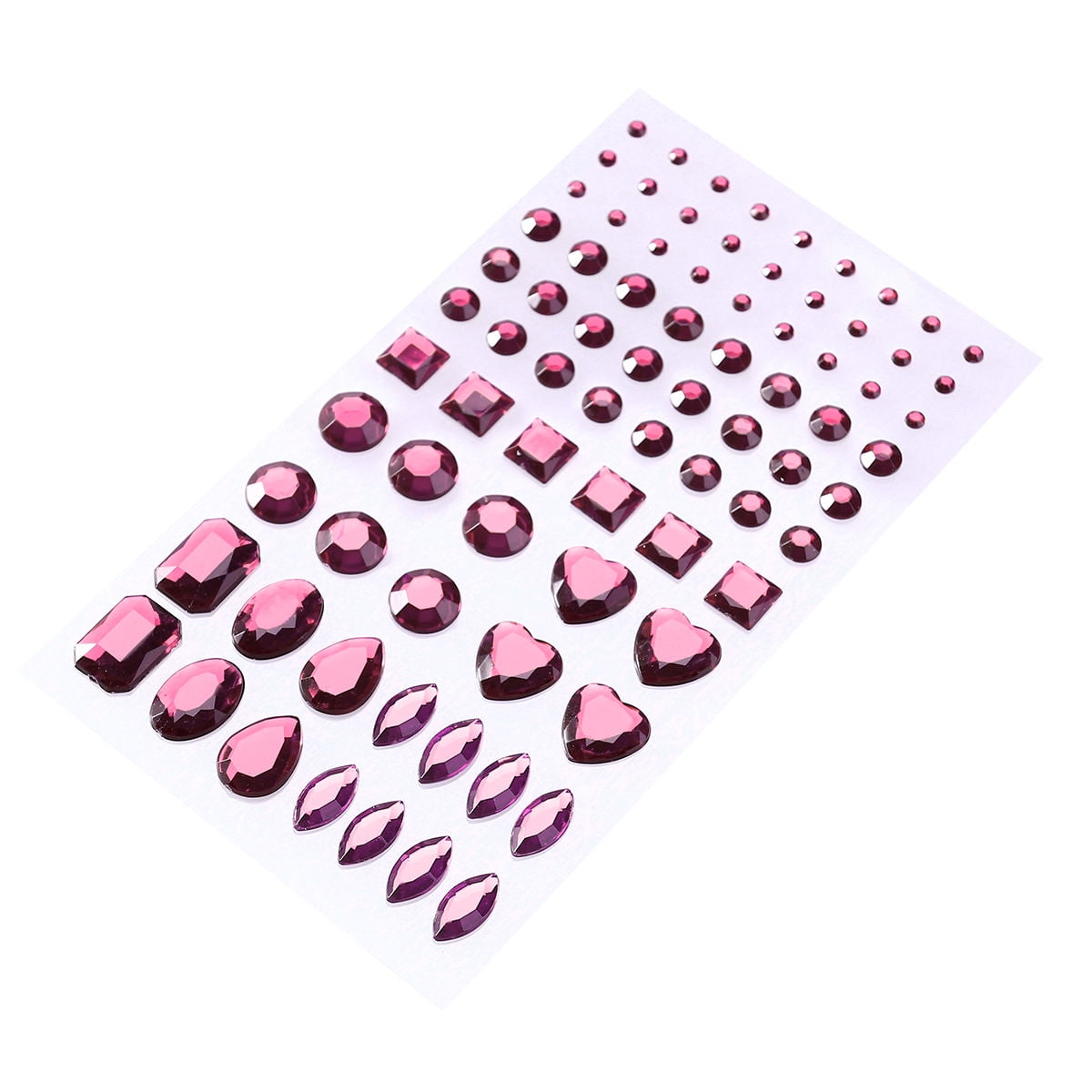 SASABAXI 1Pack Oval Rhinestone Sheet Sticker Acrylic For Kids Craft ...