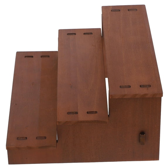 SASABAXI 1Pcs Brown Retro Style Display Riser For Jewelry And Accessory ...