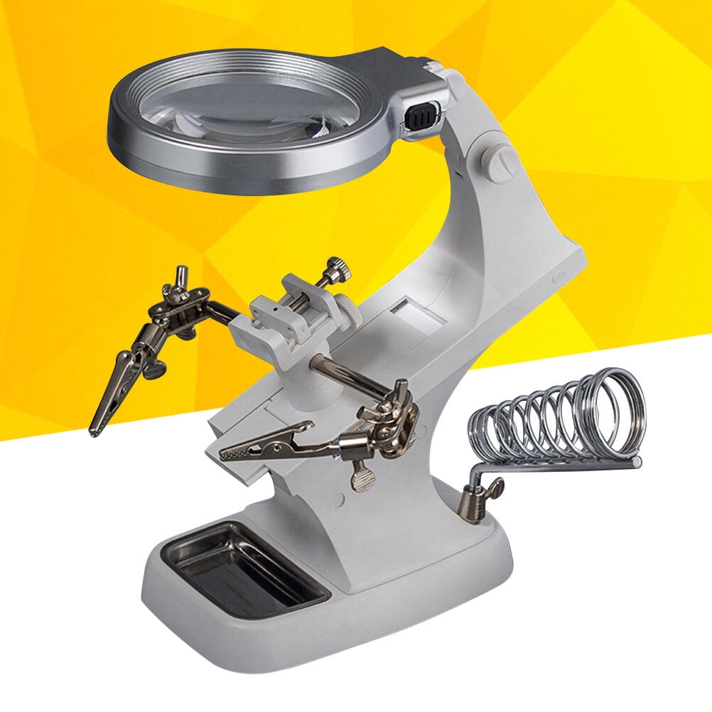 SASABAXI 1Pcs Desk Lamp Magnifier With Light For Hobbyists In 13X8 ...