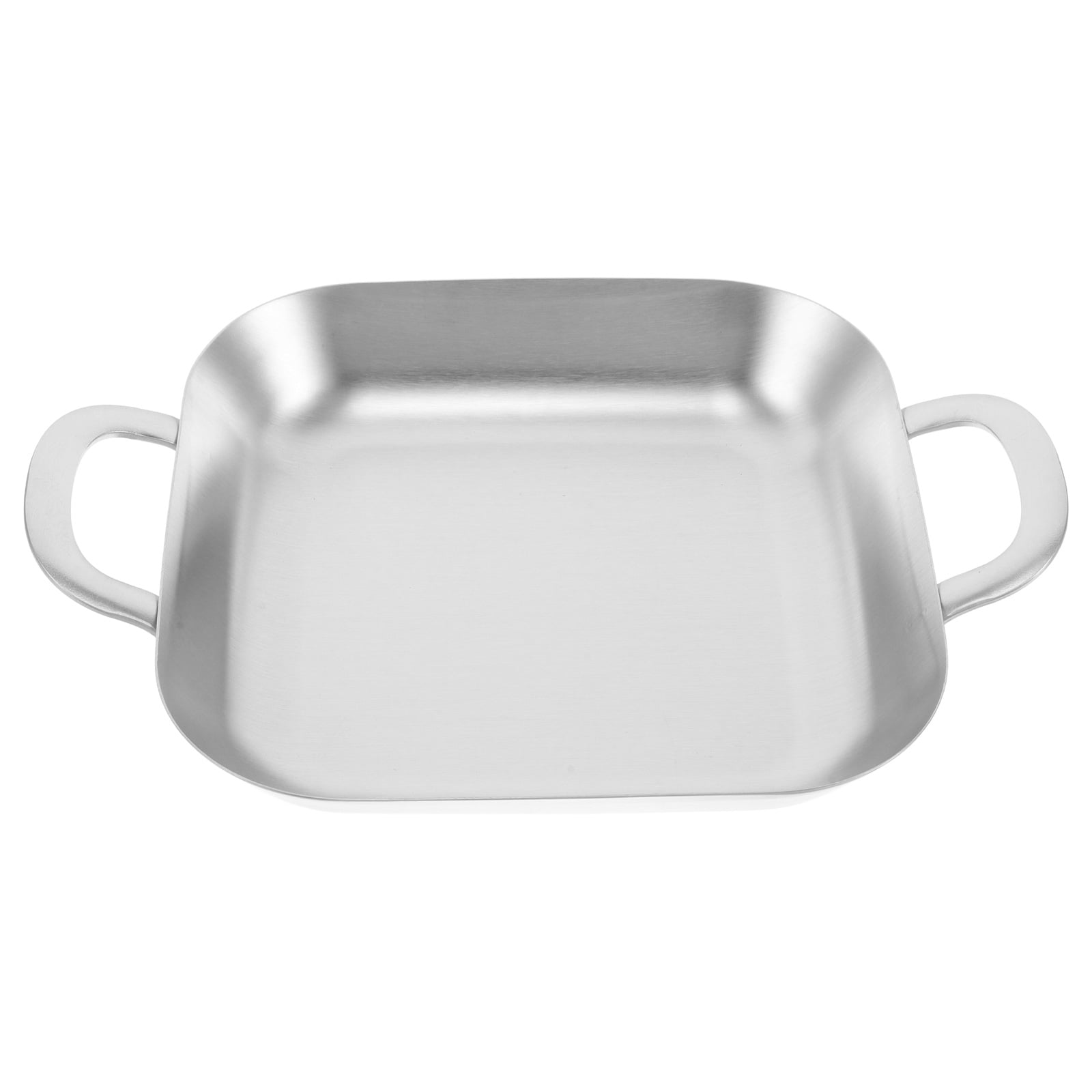 SASABAXI 1Pcs Serving Plate Modern Stainless Steel Rectangular For ...
