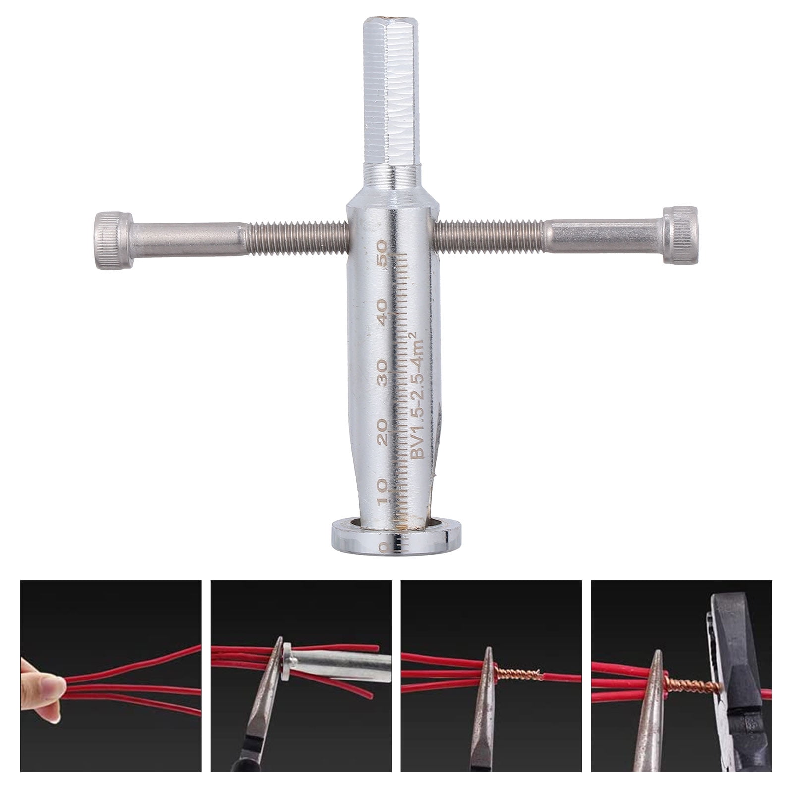 SASABAXI 1Pcs Silver Steel Wire Stripping and Twisting Tool for ...