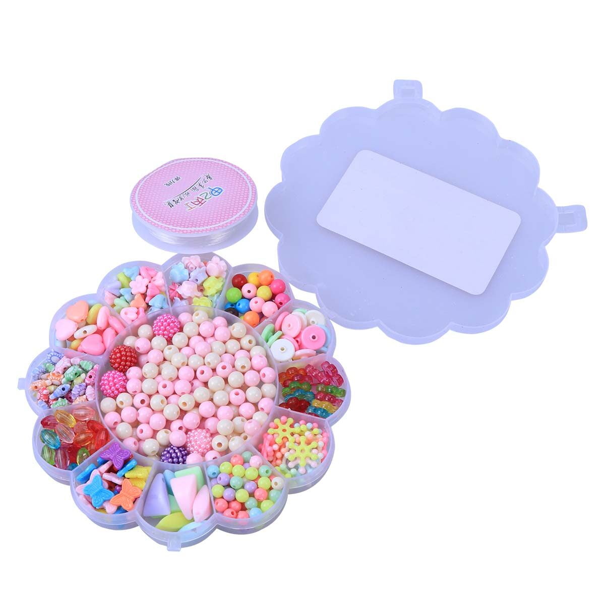 SASABAXI 1Set Assorted Color Beads Set for Children Games Bright Color ...