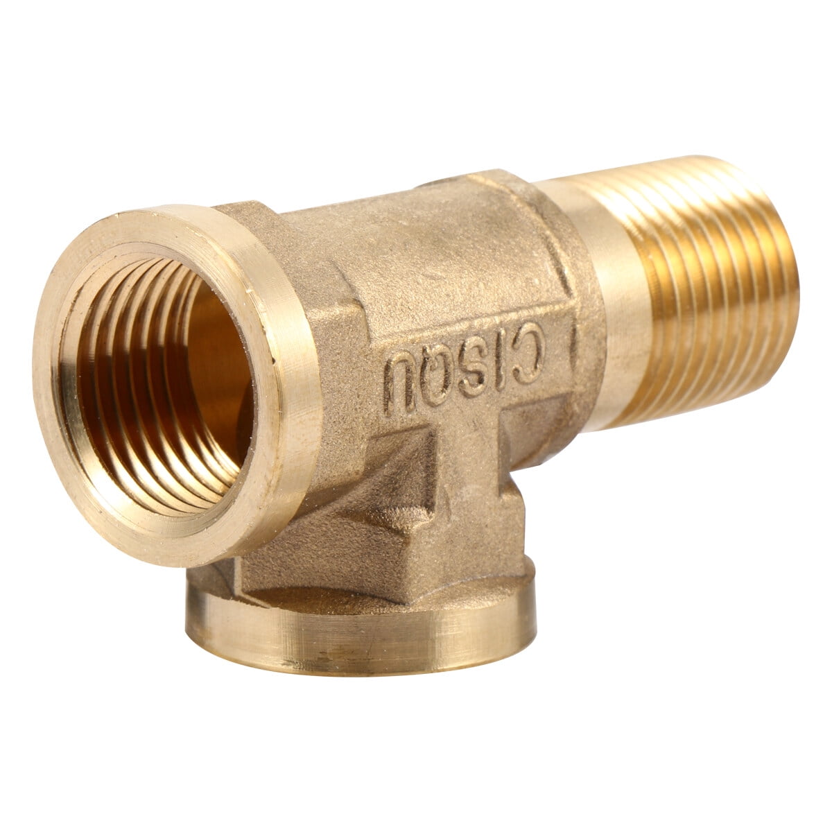 SASABAXI 1Set Brass Pipe Adapter Fitting T Shaped for Solar Pipe ...