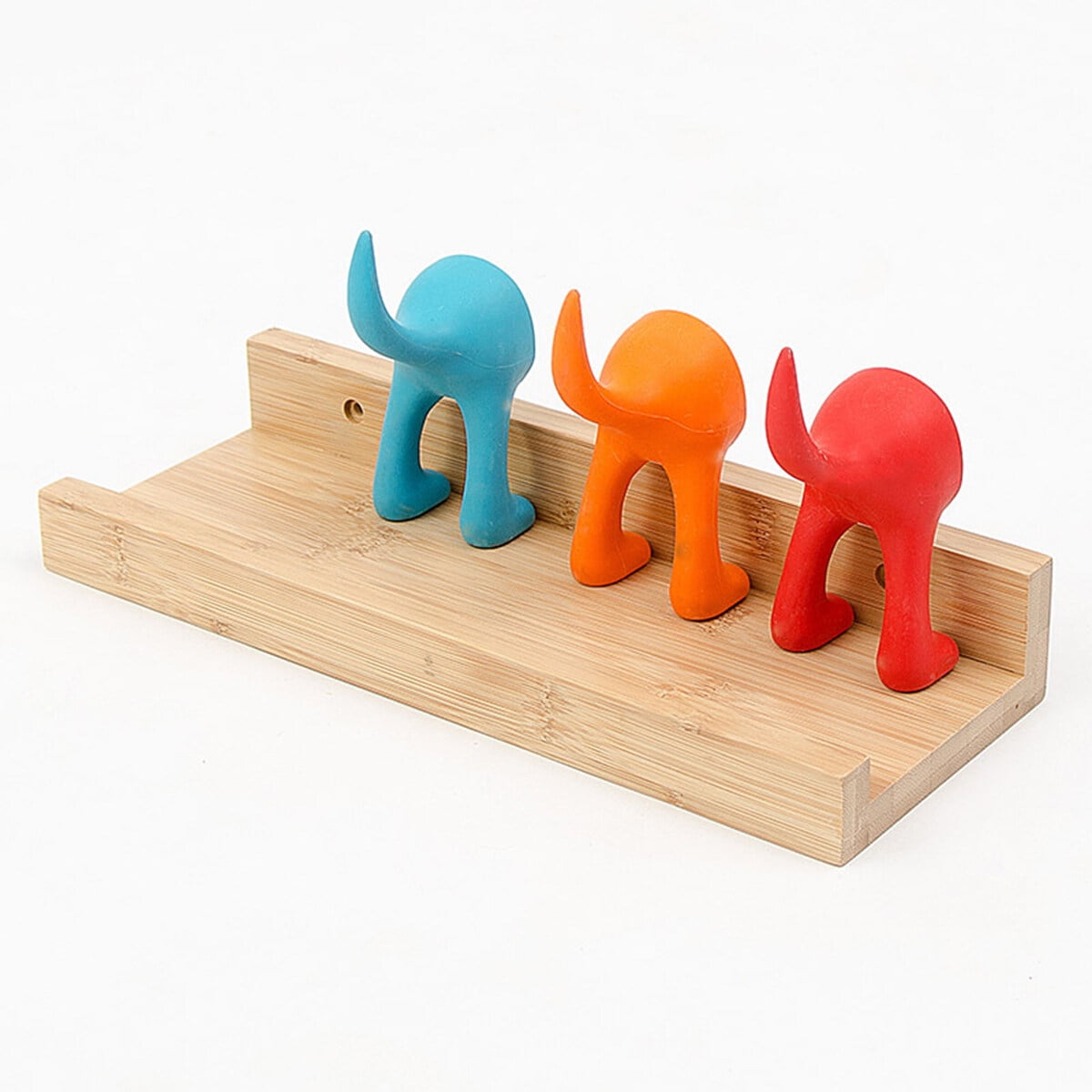 SASABAXI 1Set Floating Shelves Wall Shelves Natural Wood Floating ...