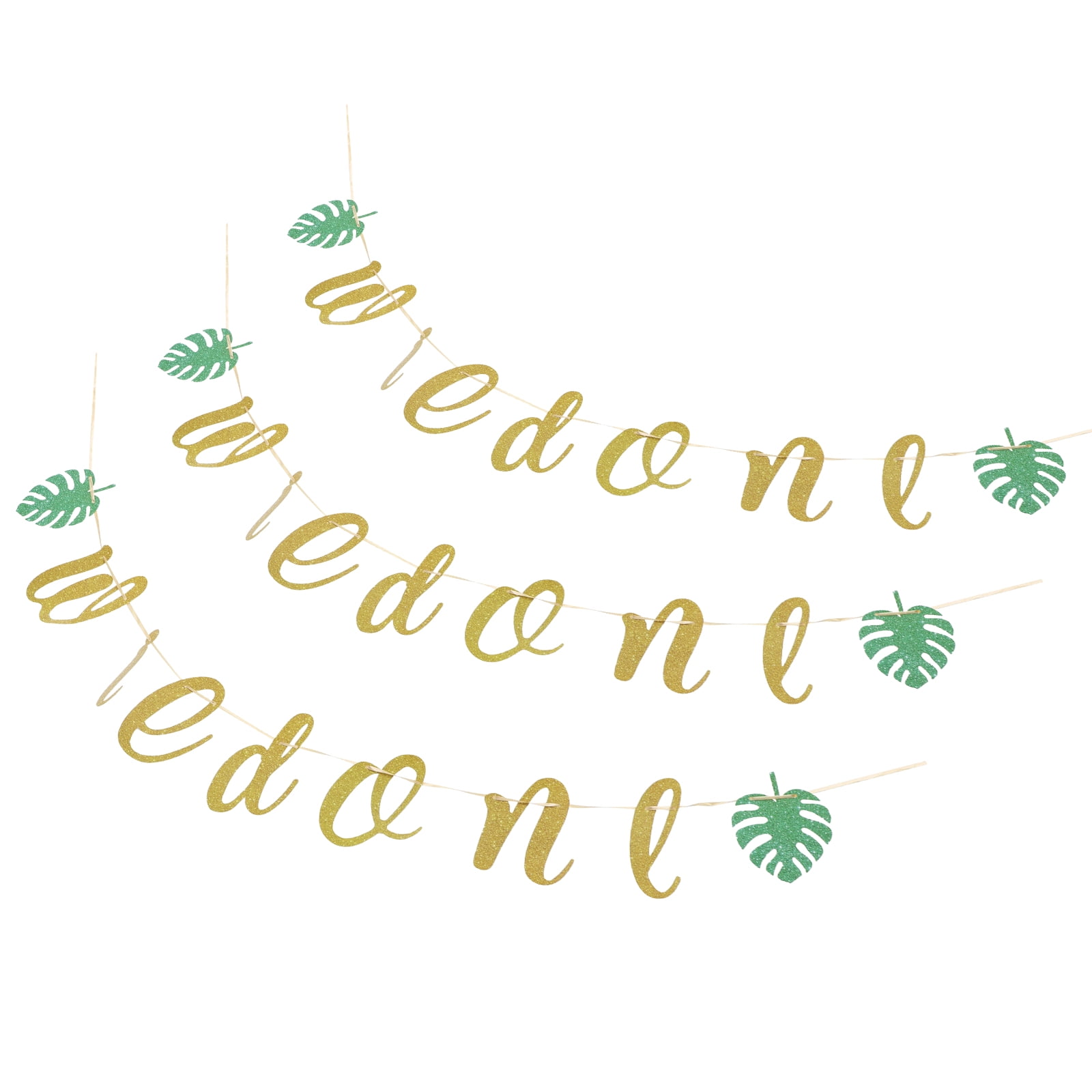 SASABAXI 3Pcs Paper Leaf Banners for Birthday Party Background Creation ...