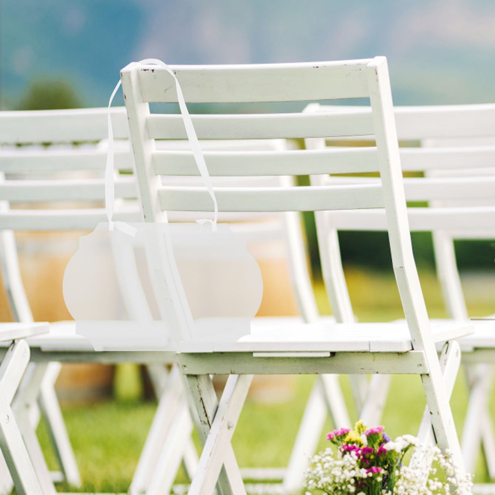 SASABAXI 5Pcs Acrylic Tags Reserved Signs for Chairs Wedding Chair ...