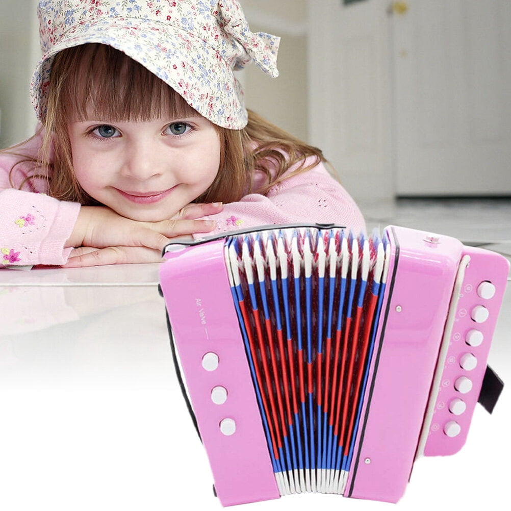 SASABAXI Musical Instrument Design Accordion Toy Pink 1Set - Walmart.com