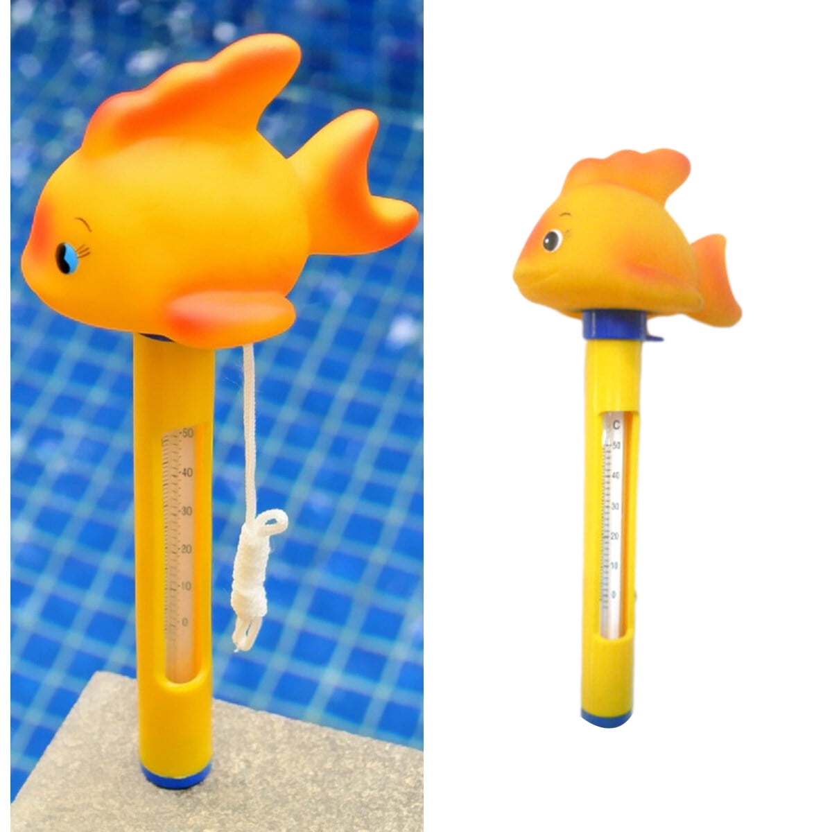 SASABAXI Animal Floating Pool Thermometer with String Use for Swimming ...