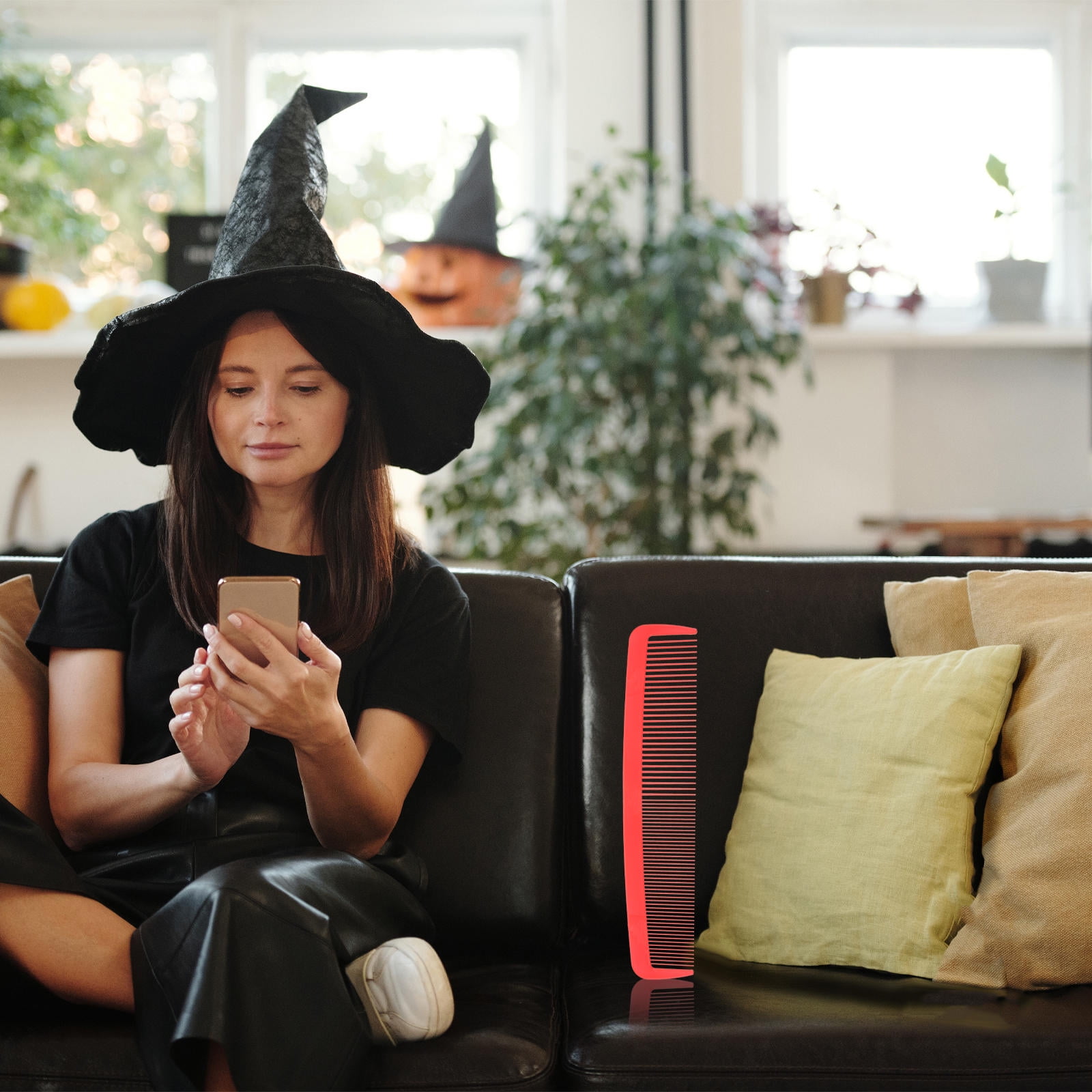 SASABAXI Big Funny Combs 3Pcs Giant Hair Styling Combs Yellow for ...