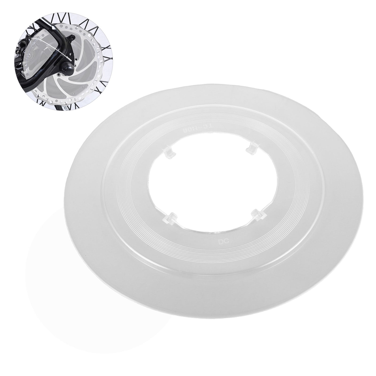 SASABAXI Clear Plastic Bicycle Flywheel Guard for Mountain Biking ...