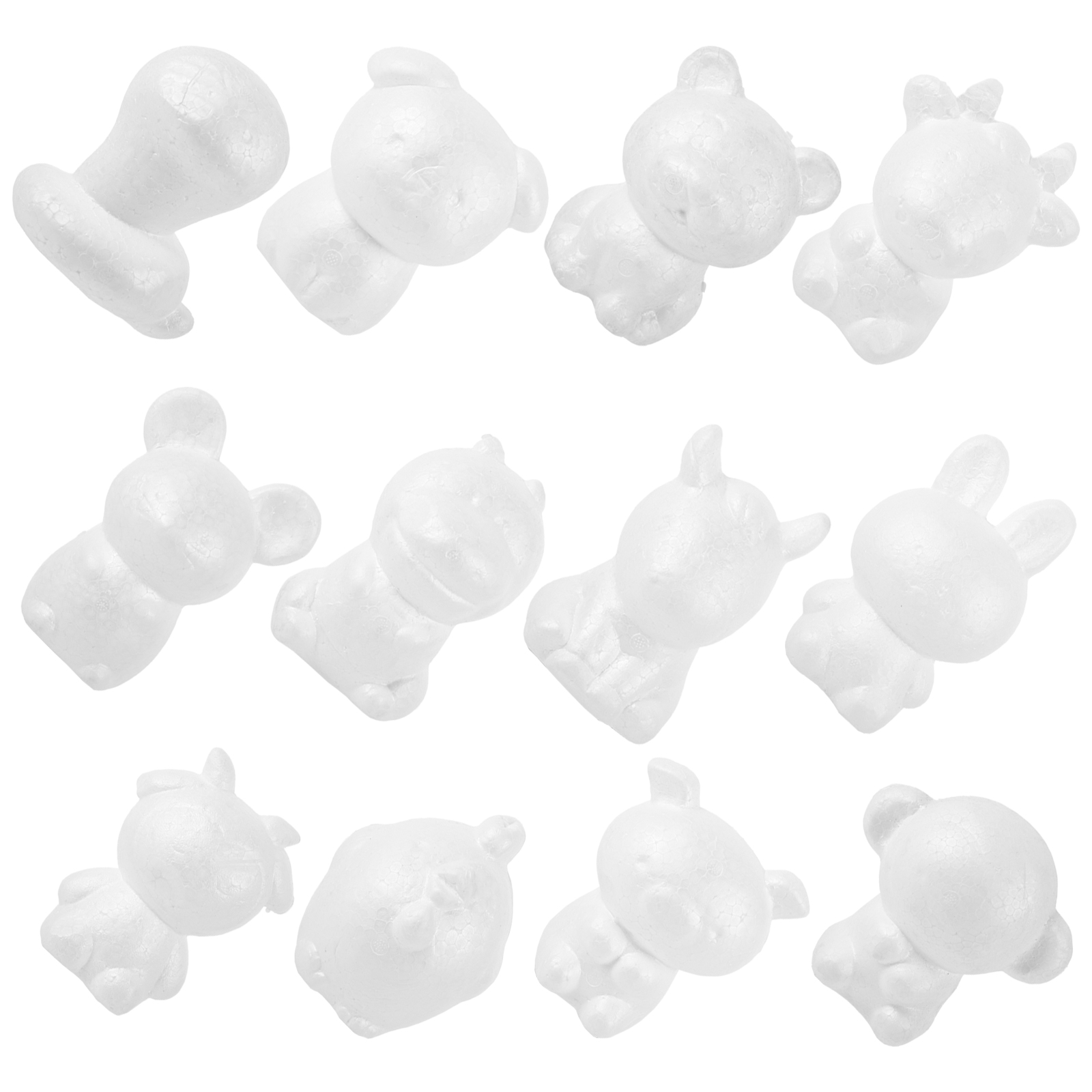 SASABAXI Craft Polystyrene Animal Chinese Zodiac Models For Children ...