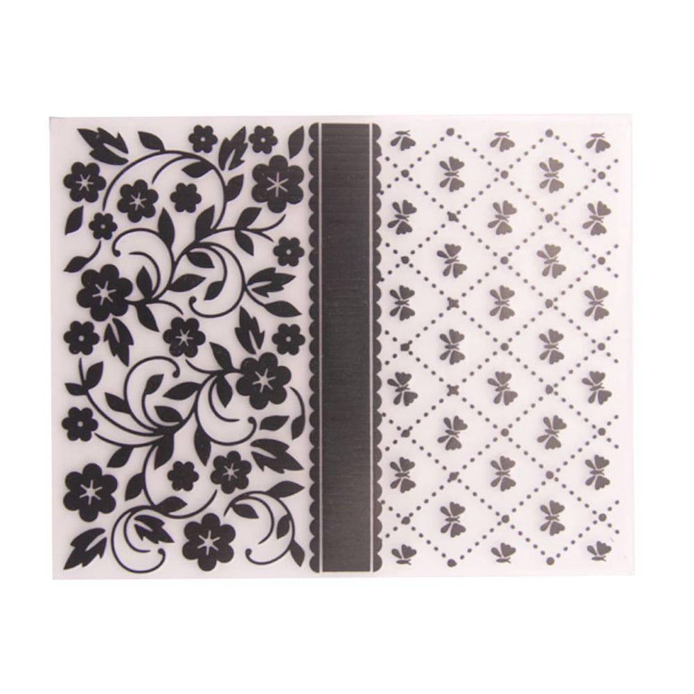 SASABAXI Embossing Kit Flower Plastic Embossing Folder for Scrapbooking ...
