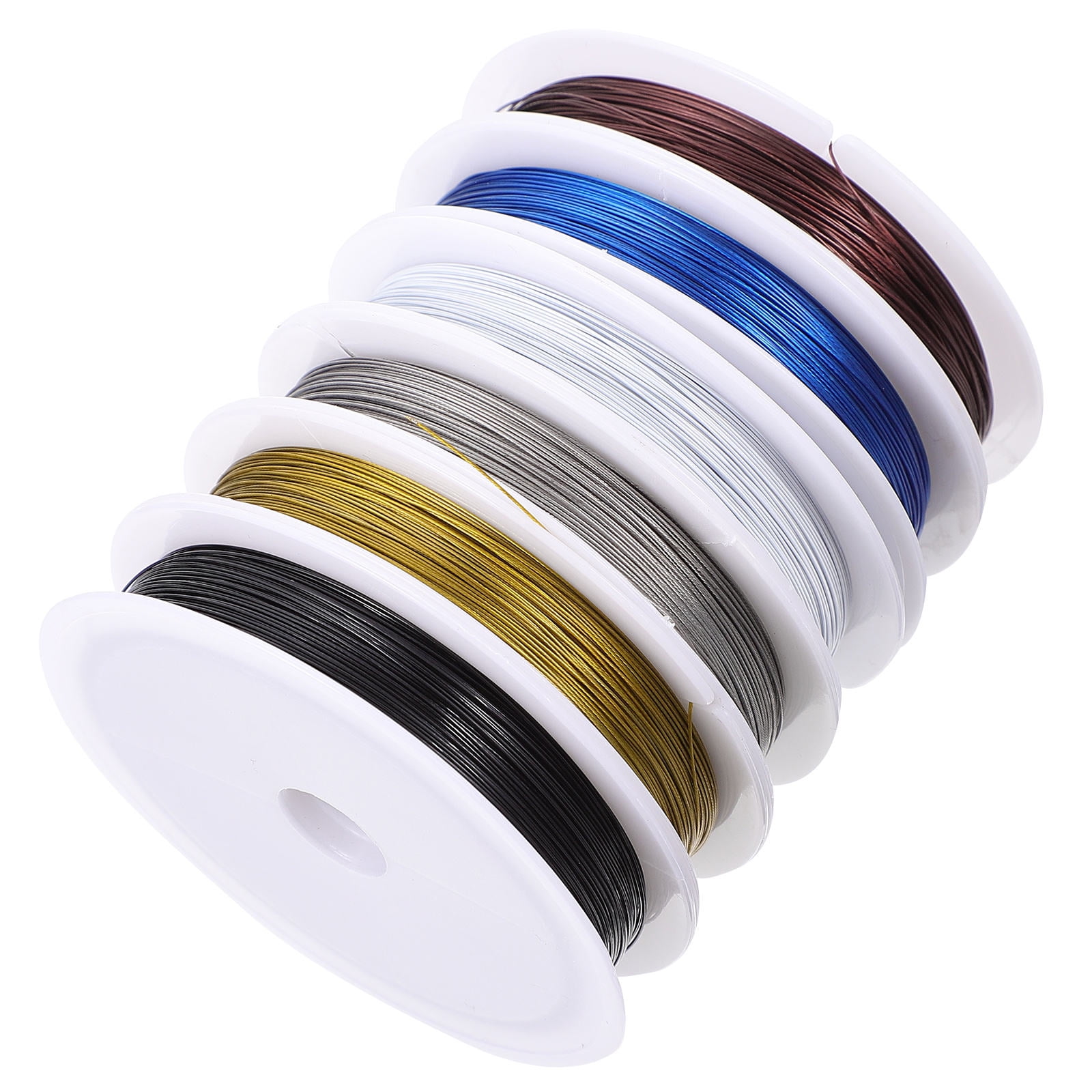 SASABAXI Jewelry String 6Pack Copper Wire Assorted Color for Jewelry ...