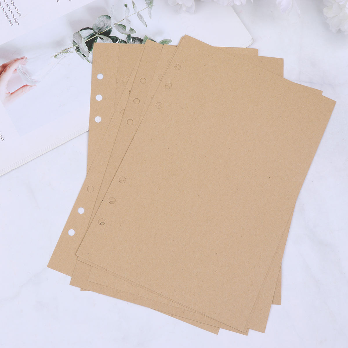 SASABAXI Khaki Loose Leaf Paper 320 Sheets For Writing And Drawing ...