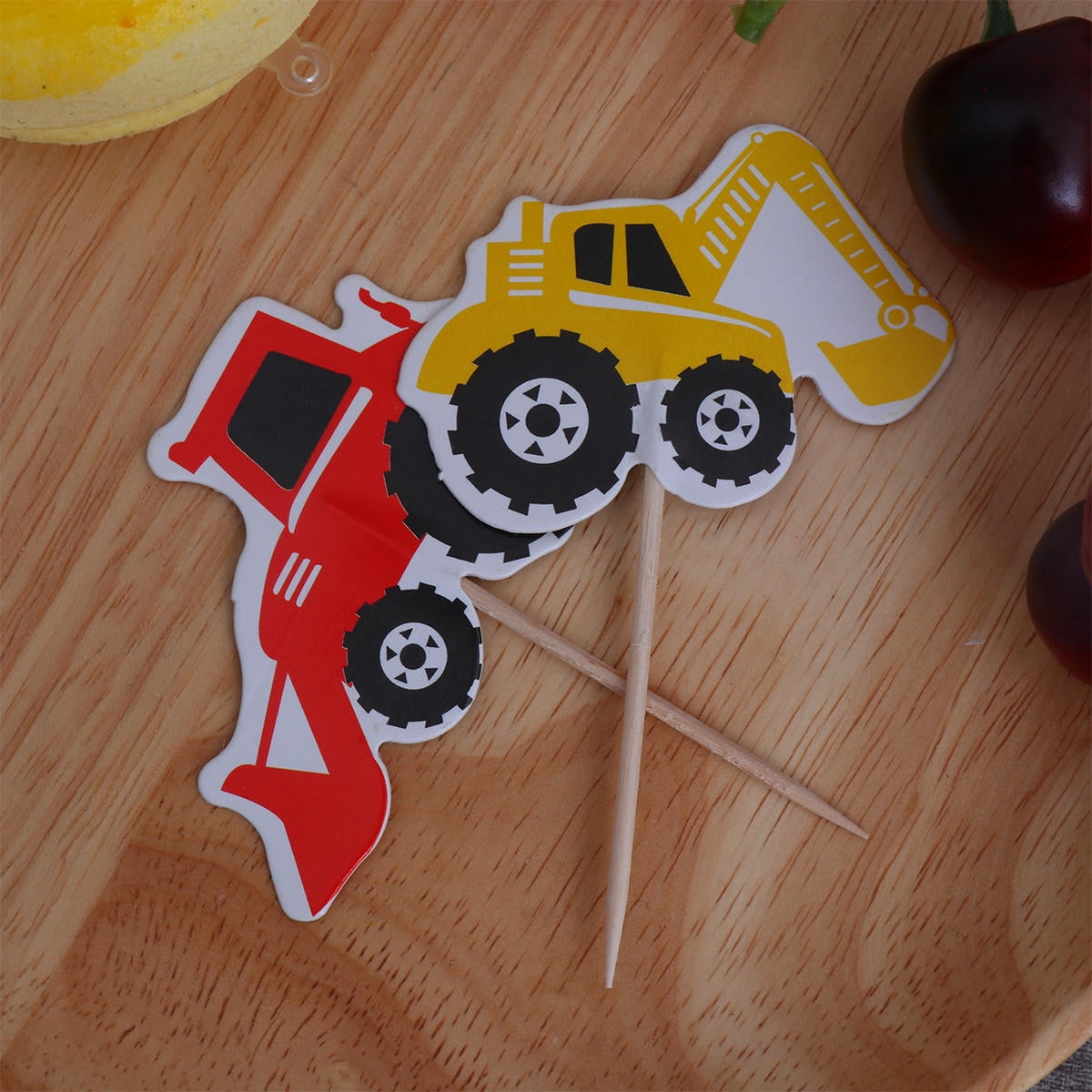 SASABAXI Paper Cake Toppers for Party Decorations Assorted Color 72pcs ...