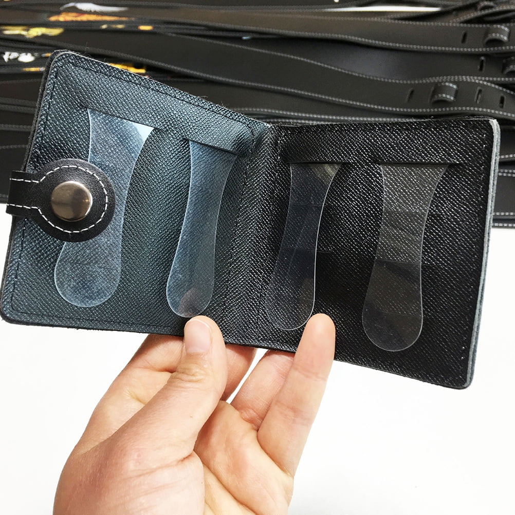 SASABAXI Rectangular Simple Design Guitar Pick Pouch Black Leather 1 Set - Walmart.com