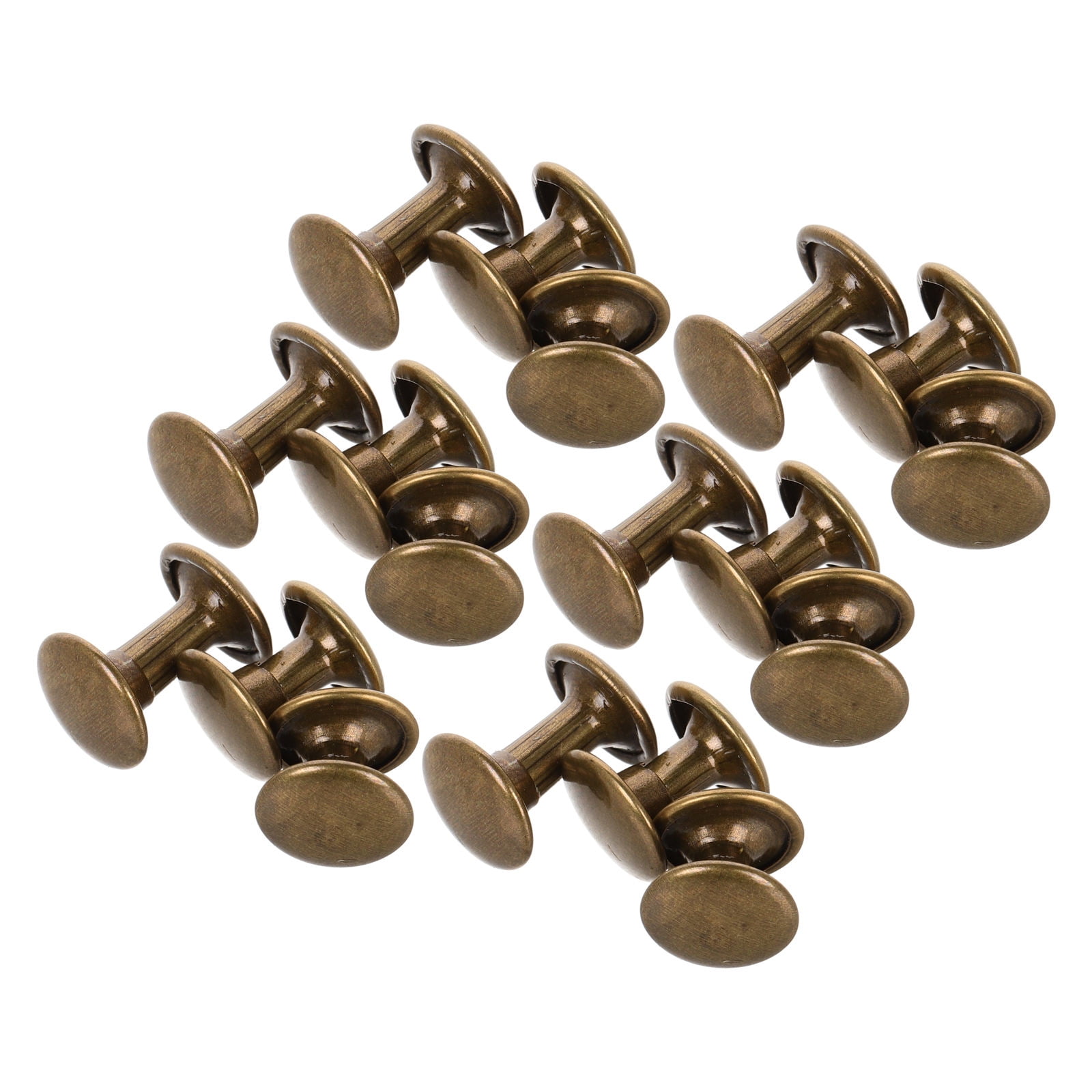 SASABAXI Rivet Nut Kit 120 Sets Iron Rivet Set For Shoe Repair And ...