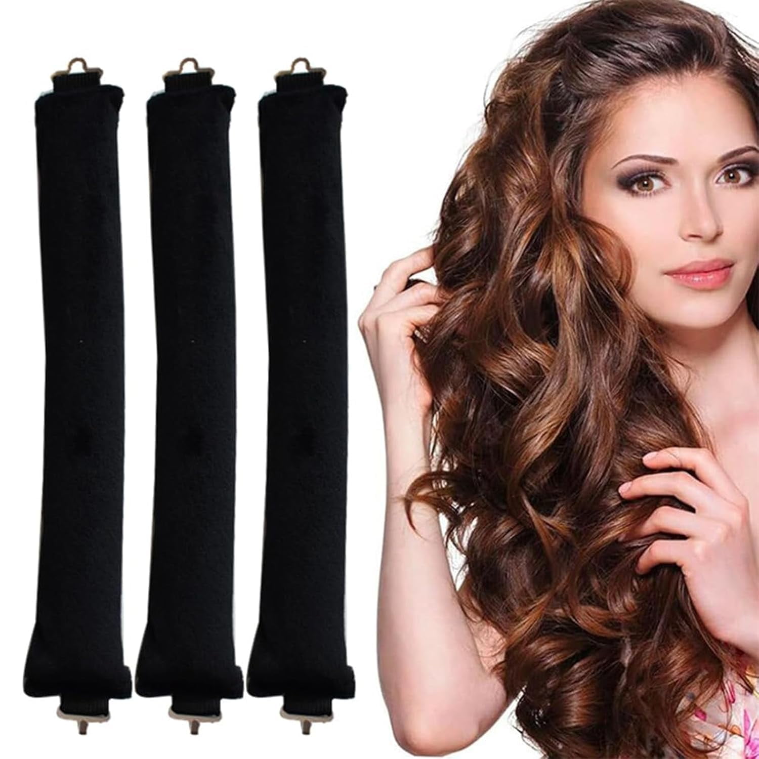 SASANI ENTERPRISE 3PCS Heatless Curler for Women Hair Curler Without ...