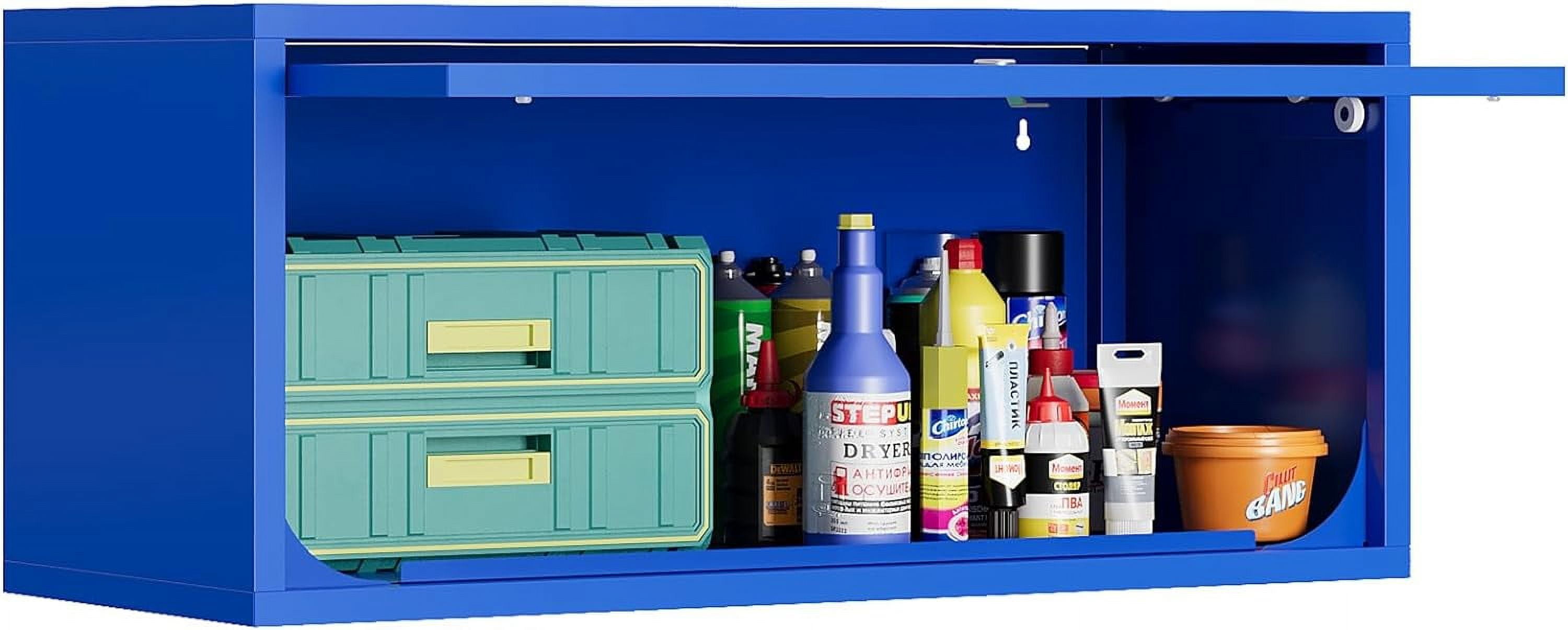 SASY XDC White Storage Cabinet with Locking Doors 72" Tall Metal ...