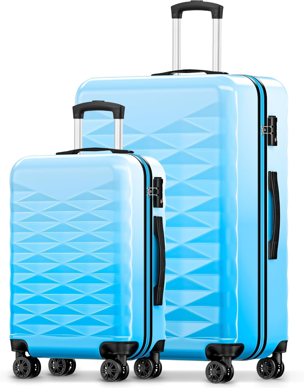 28 inch Luggage With Spinner Wheels Hard Shell Suitcases with Wheels ...