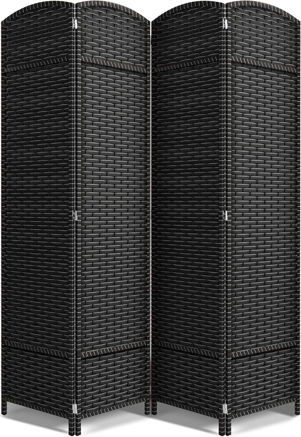 SASYXDC 4 Panel Room Divider 6 ft. Tall - Privacy Screen Extra Wide ...
